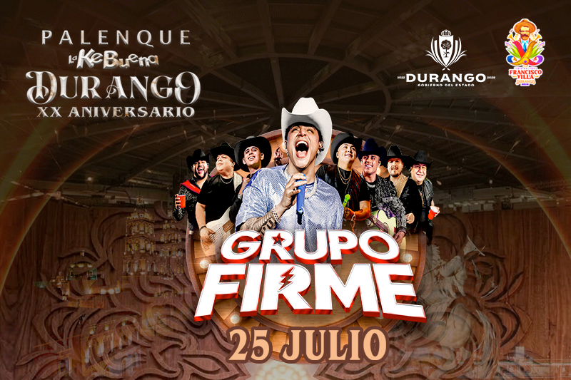 Boletos Grupo Firme Palenque Durango 2026